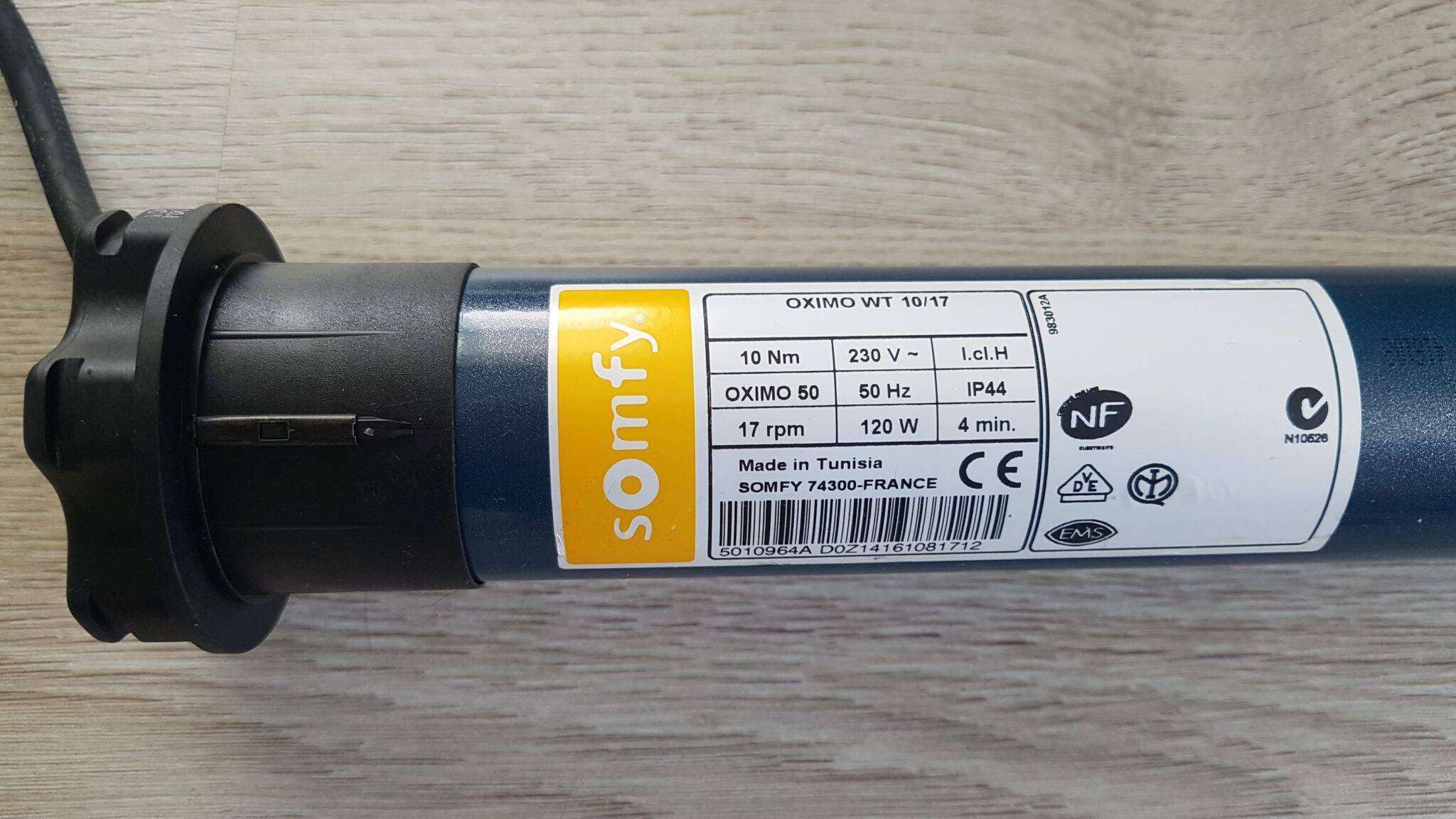 Somfy Oximo WT 10/17 59 € Schnell Austausch Rohrmotor