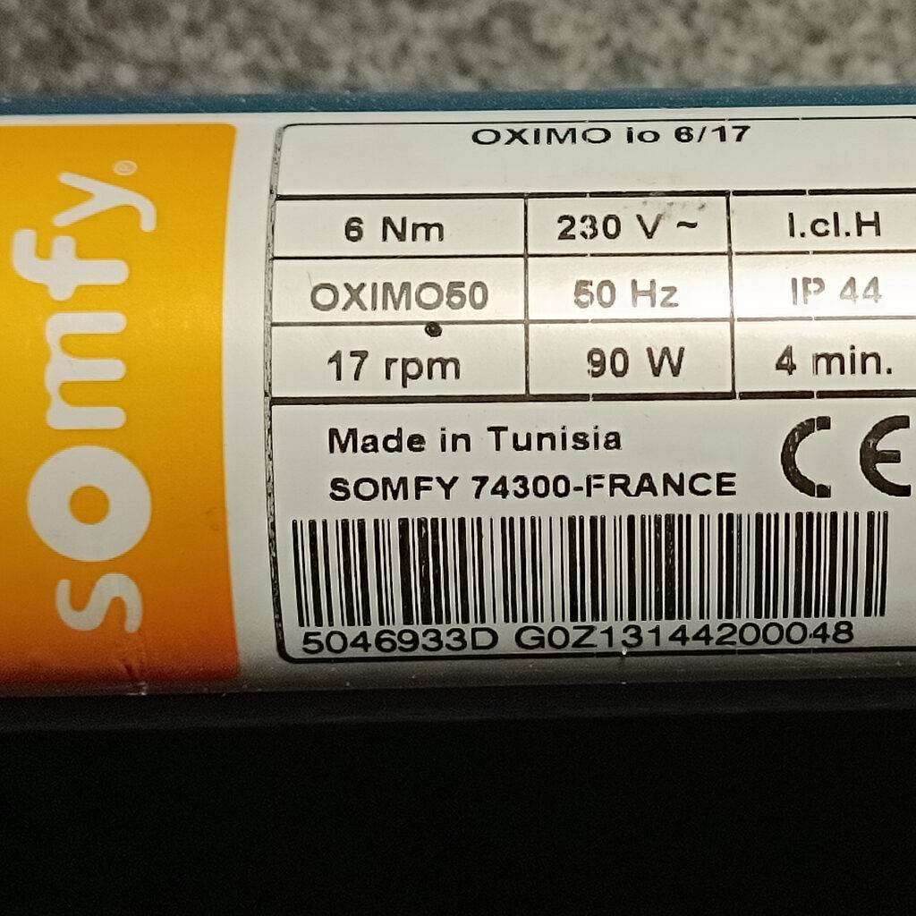 Somfy Oximo 50 io 39 € Rohrmotor Schnell Reparatur
